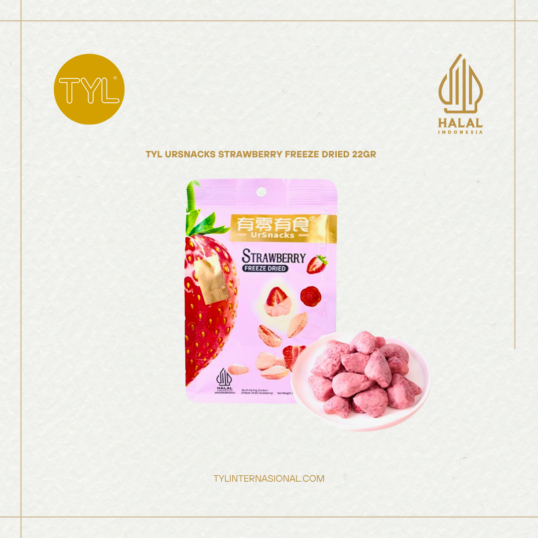 TYL UrSnacks Freeze Dried Strawberry 32gr – TYL Internasional Official ...